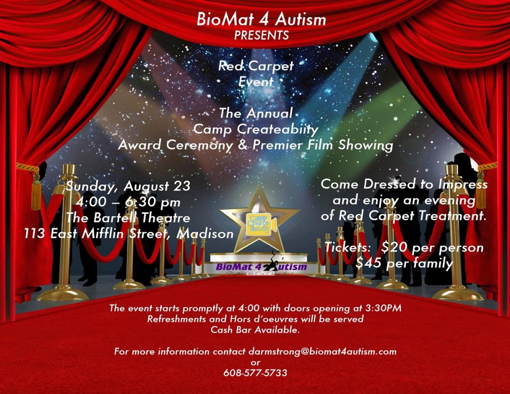 Camp Createability Red Carpet Event | Bartell Theatre