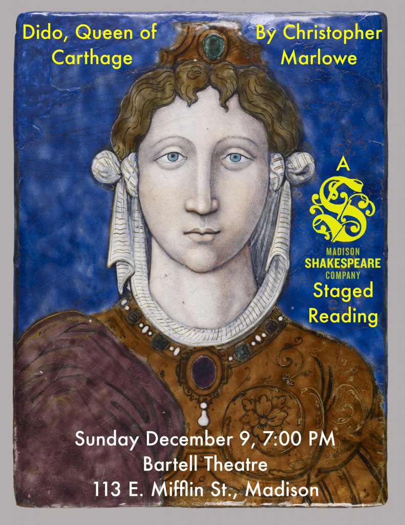 Dido, Queen of Carthage – A Staged Reading | Bartell Theatre