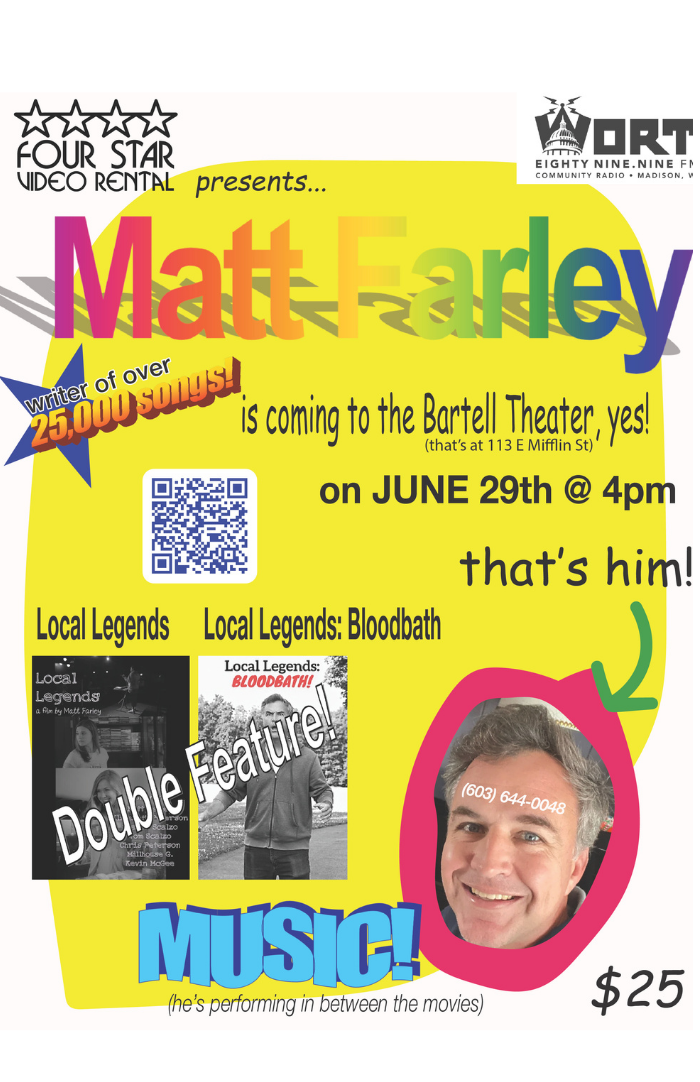 Matt Farley Double Feature: | Bartell Theatre